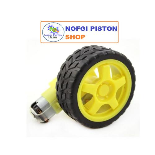 Jual Motor DC + Roda (Untuk Membuat Robot) - Kab. Sidoarjo - Nofgi ...