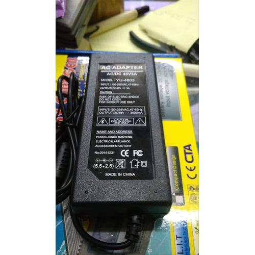 Jual Adaptor 48V 3A AC DC Adapter 48 V 3 A Kualitas bagus - - Jakarta ...