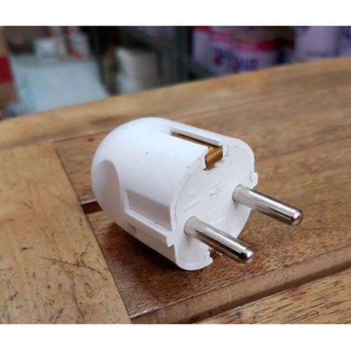 Jual BROCO 13310 STD 2-Pole Plug 16A 250V WH | Colokan Listrik W ...