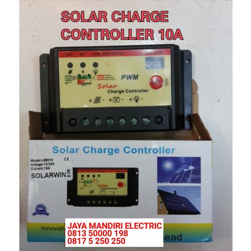 Jual SOLAR PANEL CELL CHARGE CONTROLER 10A / 10 A ampere / PWM SOLARWIN ...