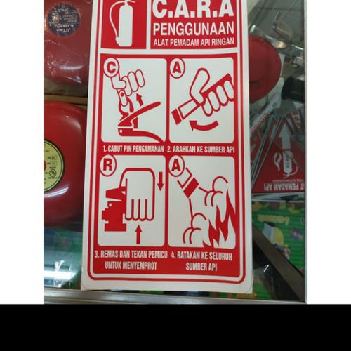 Jual SIGN AKRILIC K3 RAMBU SAFETY CARA PENGGUNAAN APAR - Jakarta Barat ...