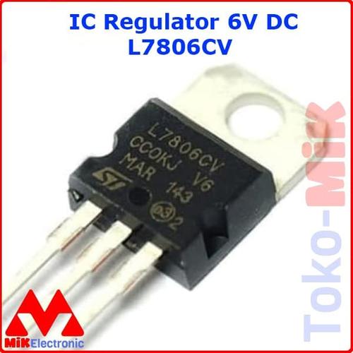 Jual IC VOLTAGE REGULATOR 7806 L7806 L7806CV 6V 6 VOLT TO-220 - Jakarta ...