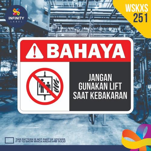 Jual stiker rambu keselamatan label k3 safety sign sticker imo WSKXS ...