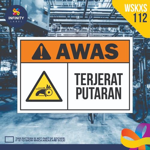 Jual stiker rambu keselamatan label k3 safety sign sticker imo WSKXS ...
