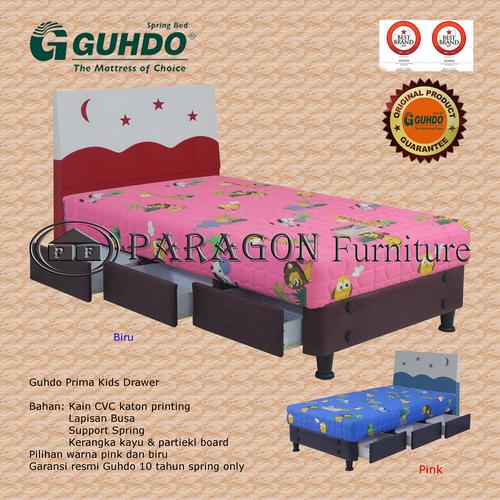 Jual Spring bed Laci 100x200 cm Prima Kids HB Star moon full set ...