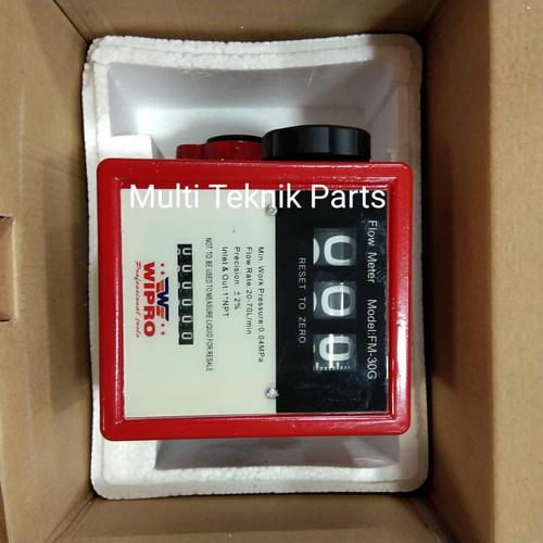Jual Flo Meter / Flow Meter / Meteran Solar 3 Digit Drat 1"(inch)Wipro ...