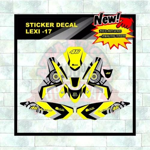 Jual dekal lexi stiker decal lexi stiker lexi stiker motor lexi 07 ...
