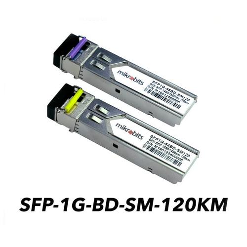 Jual Mikrobits SFP Transceiver SFP-1G-BD-SM-120KM DDM DOM Original 120 ...