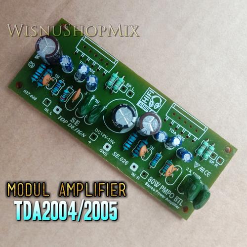 Jual Kit Power Amplifier TDA2004/2005 Modul Ampli Stereo 80 Watt - Kab ...