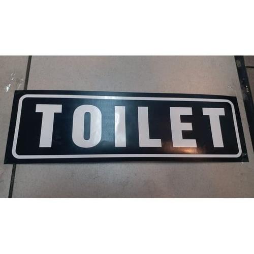 Jual SIGN LABEL STICKER TOILET 30X10CM - Jakarta Barat - Central Asia ...