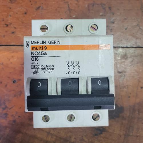 Jual MCB Multi9/Multi 9 Merlin Gerin NC45a C16 3P 16A - Jakarta Pusat - Bina Electric | Tokopedia