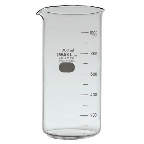 Jual BEAKER GLASS 200mL. Tall Form. Gelas Kimia. Gelas Piala. IWAKI ...