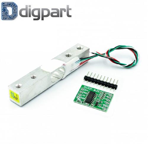 Jual Load Cell Strain Gauge Weigh Scale 10kg Sensor Berat Timbangan 