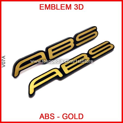 Promo Emblem ABS Gold Logo 3D Sticker Nmax Aerox 150 155 Lexi 125 Xmax ...
