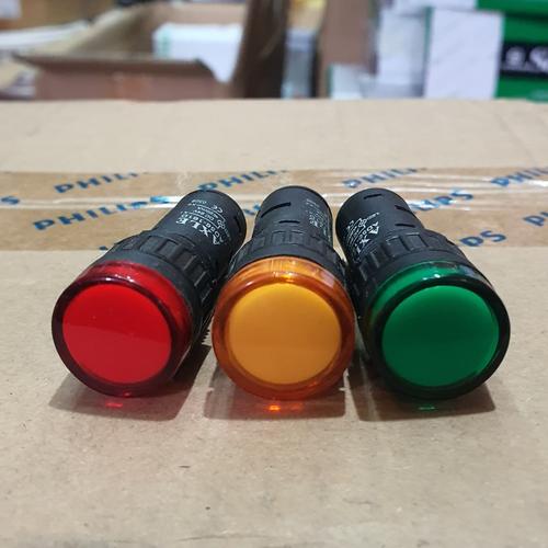 Jual Pilot Lamp 16mm Merah Kuning Hijau / Indicator Lamp 16 mm ...