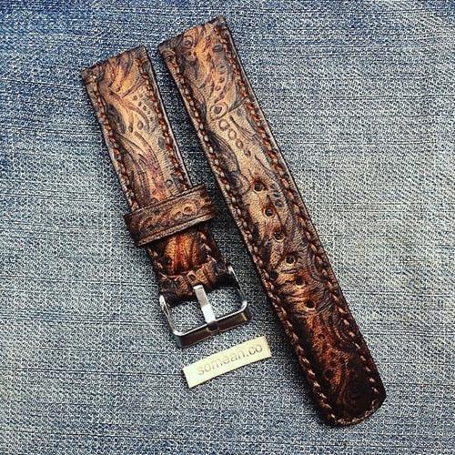 Jual Tali jam kulit Leather strap watch vintage etnik batik unik - Kab ...