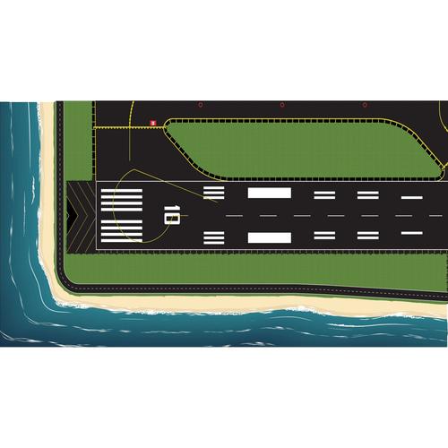 Jual Diecast Pesawat Garuda Mat Airport Runway Class 100 cm x 55 cm ...