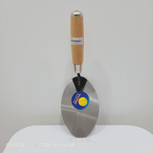 Jual Tora Sendok Semen 6" Oval Gagang Kayu / Sendok Tukang / Cement ...