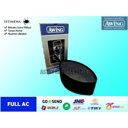 Jual Songkok (Peci) Awing Tipe Full AC - Hitam - Size 5, Tinggi 9 ...
