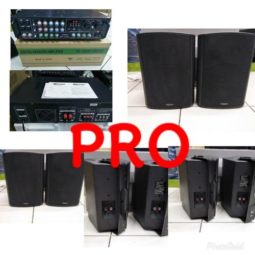 Jual paketan sound system music dan panggilan 2 set speaker pasif 1 ...