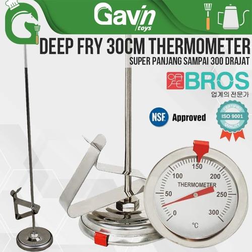 Jual Thermometer Minyak Goreng Ayam Deep Fry Oil termometer 30cm ...