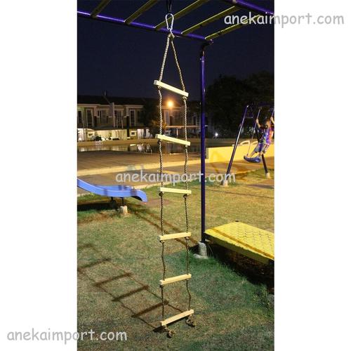 Jual Tangga Set Mainan 6 Anak Tangga Tali Kayu untuk Permainan Outdoor ...