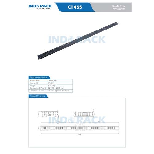 Jual INDORACK 19" Series, Cable Tray for 45U - Jakarta Pusat - Rack ...