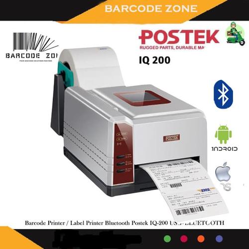 Jual PRINTER BARCODE THERMAL / LABEL PRINTER POSTEK IQ-200 WIFI / LAN+ ...