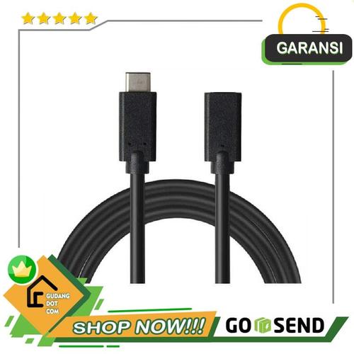 Jual Kabel Ekstension USB Type C Male ke USB Type C Female 1 Meter ...