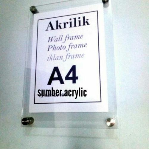 Jual akrilik poster dinding A3 - Kab. Kebumen - sumber acrylik | Tokopedia