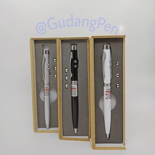 Jual 3 in 1 Pulpen Laser Pointer / Pena LED / Bolpen Presentasi Box ...