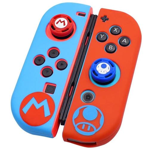 Jual Silicone Case Rubber JoyCon Nintendo Switch FREE THUMBGRIP ANALOG ...