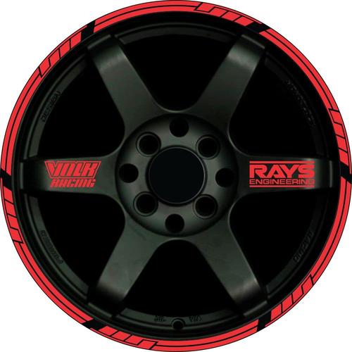 Jual stiker list velg mobil wheel car sticker volk racing rays ...