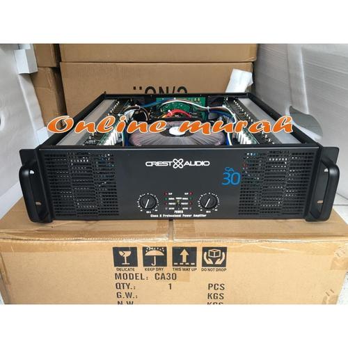 Jual power amplifier crest audio ca30 crestaudio ca 30 body panjang ...