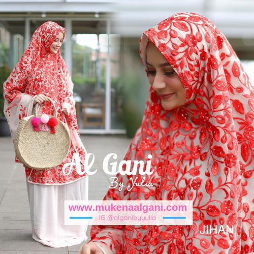 Jual Mukena Jihan Merah Algani by Yulia - Kota Tangerang Selatan ...