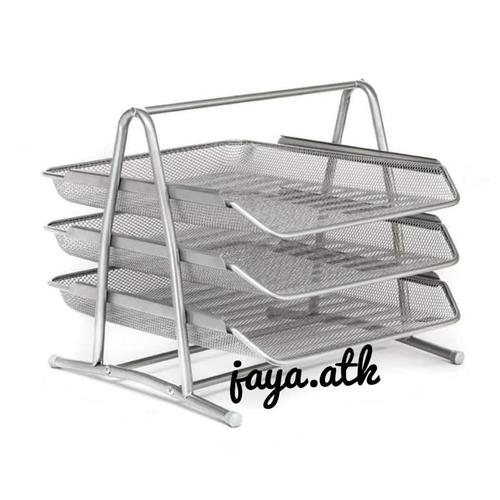 Jual ELEVATED TRAY RAK DOKUMEN KERTAS 3 SUSUN LETTER TRAY PAPER TRAY ...