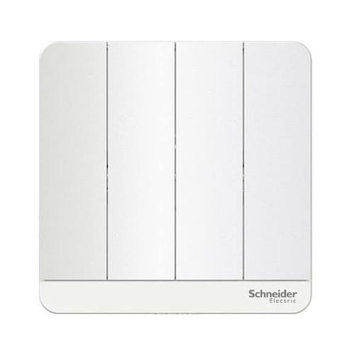 Jual Saklar 4 Gang LED Schneider Avatar On AvatarOn White - E8334L1LED ...