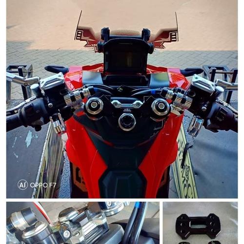 Jual Stang Jepit Stang Racing Khusus Honda ADV 150 Black Diamond NON ...