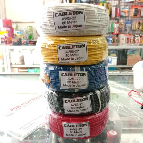 Jual kabel AWG22 80m made in JAPAN Cable ton awg 22 - Hitam - Kota ...