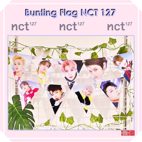 Jual Bunting Flag NCT 127 Super Human Jaehyun Taeyong Doyoung Haechan ...