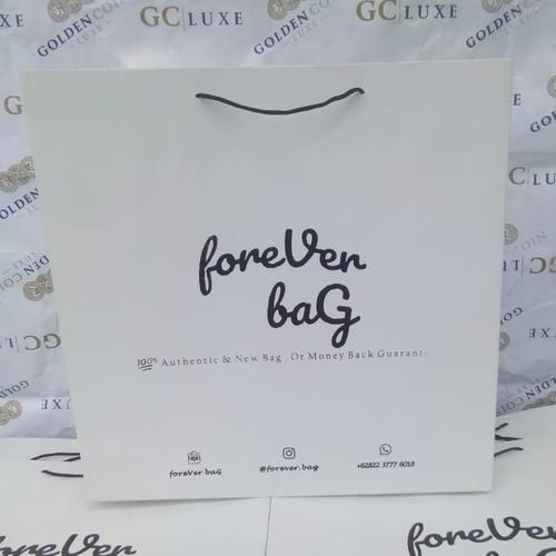 Jual Paperbag Custom Jumbo Bahan Ivory Putih Sablon 2 Sisi 1 Warna ...