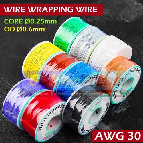 Jual Per 1 ROL ~ Wire Wrapping Kawat Jumper Kabel PCB Breadboard ...