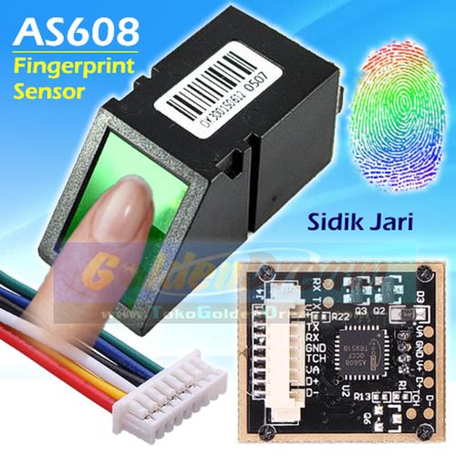Jual AS608 Sensor Sidik Jari Optical Fingerprint Recognition Finger ...