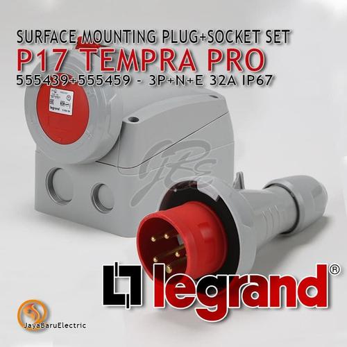 Jual Legrand Paket Set Plug Surface Mounting Socket 3P+N+E / 5 Pin 32A ...