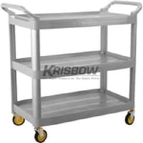 Jual 3 Rak Troli Three Step Trolley Large Grey 103x51x96 Krisbow ...