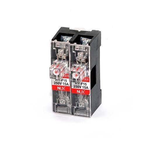 Jual Hanyoung HY-F15-2A Fuse Holder Rating 15A 250VAC 2 Dudukan Fuse - Kab. Bekasi - SAMUDERA ...