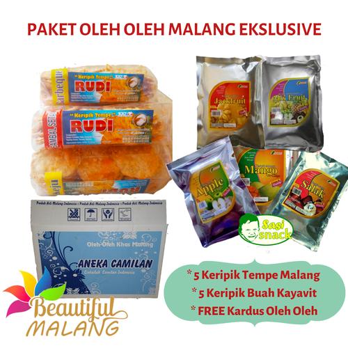 Jual PAKET HEMAT A OLEH OLEH MALANG 5 Kripik Buah Kayavit 5 Keripik ...