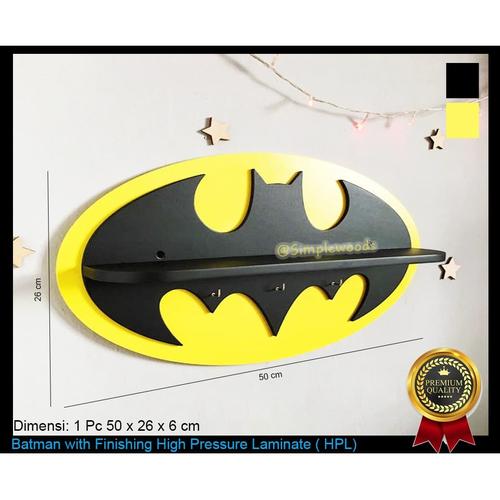 Jual Hiasan dinding Rak Buku dan Gantungan Batman Anak ukuran Besar ...