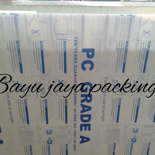 Jual polycarbonate sheet 2mm x 1220 x 2440 ( polycarbonate clear lembaran) - Jakarta Barat ...
