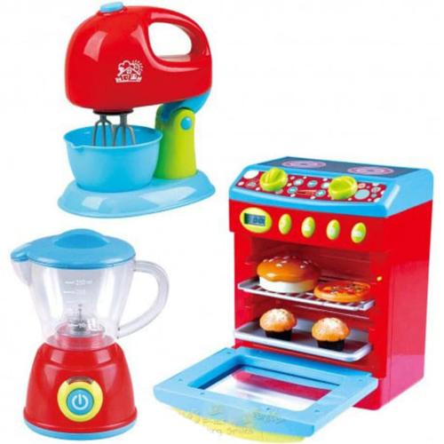 Jual Mainan Anak Perempuan Cewek PLAYGO-GOURMET KITCHEN OVEN MIXER BLENDER - Jakarta Barat ...